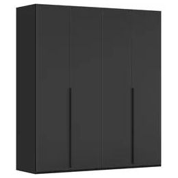 Kleiderschrank "Schrank Garderobe Ankleide Schlafzimmer Flur SERINA Eyecatcher", schwarz (schwarz, schwarz mattglas), B:201cm H:223cm T:61cm, Holzwerkstoff, LeGer Home by Lena Gercke, Schr&auml;nke, Kleiderschrank, in 6 Breiten, 3 Ausf&uuml;hrungen und mit Front Glas oder Dekor MADE IN GERMANY