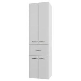 Hochschrank SAPHIR "Serie 3006 Badschrank 50cm breit, mit 4 T&uuml;ren, 1 Schublade", wei&szlig;, B:50cm H:182cm T:38cm, Holzwerkstoff, Schr&auml;nke, Hochschrank, Badezimmer-Hochschrank inkl. T&uuml;rd&auml;mpfer, 182 cm hoch, 38 cm tief