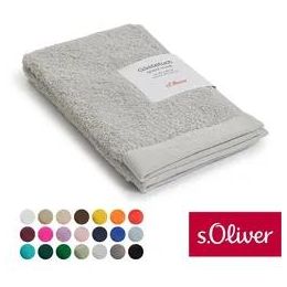 G&auml;stehandtuch s.Oliver "s.Oliver, Premium Qualit&auml;t, 600 gr/m2, auch als Sets erh&auml;ltlich", grau (hellgrau), B:30cm L:50cm, Walkfrottier, Baumwolle, Handt&uuml;cher, gro&szlig;e Farbauswahl, auch als Duschtuch, Waschhandschuh, Handtuch