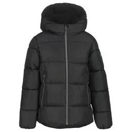 Steppjacke Icepeak "KENOVA JR", Damen, Gr. 152, schwarz (basic schwarz), Obermaterial: 100% Polyester, Jacken Steppjacke, wasserabweisend, winddicht, aus Polyester, leichtes Gewicht