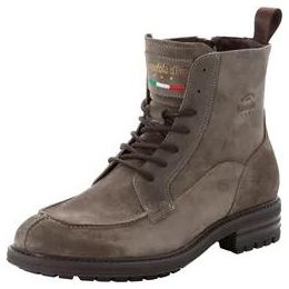 Pantofola d'Oro Winterboots PANTOFOLA D ́ORO "SONDRIO HIGH", Herren, Gr. 41, grau (taupe), Leder, Schuhe Winterboots, Winterschuhe, Winterstiefel, Snowboots