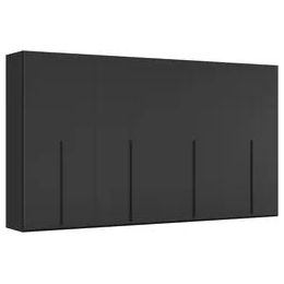 Kleiderschrank "Schrank Garderobe Ankleide Schlafzimmer Flur SERINA Eyecatcher", schwarz (schwarz, schwarz mattglas), B:401cm H:223cm T:61cm, Holzwerkstoff, LeGer Home by Lena Gercke, Schr&auml;nke, Kleiderschrank, in 6 Breiten, 3 Ausf&uuml;hrungen und mit Front Glas oder Dekor MADE IN GERMANY