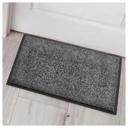 Fu&szlig;matte OTTO HOME "Fresh Step, Made in Belgium", grau, B:40cm H:9mm L:60cm, Obermaterial: 100% Polyamid, Teppiche, Fu&szlig;matte, f&uuml;r den Eingangsbereich, Uni-Farben, rutschhemmend, robust, waschbar