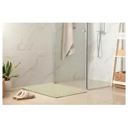 Badematte LUXOR living "Atlanta, 50x80 cm", gr&uuml;n (salbei), H:10mm, Baumwolle, Badematten, Badematte, Badteppich, Duschvorleger, Uni Farben, saugstark