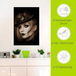 Wandbild Artland, B:60cm H:90cm, braun, Vinyl, Wohnzimmer, Bilder, "Simply Steampunk", als Alubild, Leinwandbild, Poster, Wandaufkleber in verschied.