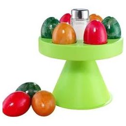 Eierkorb Ruco "Eierkarussell", gr&uuml;n, H:11,5cm, Lebensmittelaufbewahrungsbeh&auml;lter, Eieraufbewahrung, Servierplatte, Eierplatte, Made in Germany