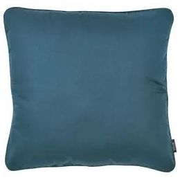 Dekokissen done. "Uni", blau (petrol, unifarben), B:65cm L:65cm, Baumwolle, Dekokissen_Sitzkissen_Kissenh&uuml;llen, unifarben, Rei&szlig;verschluss, Kissenh&uuml;le ohne F&uuml;llung, 1 St&uuml;ck