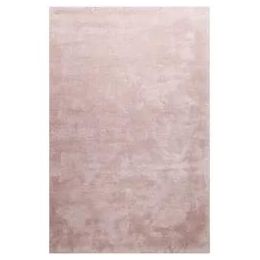 Teppich HOMIE LIVING "Pisa", beige (creme rosa), B:120cm H:25mm L:170cm, Polyester, Teppiche, Teppich, Hochflor, Microfaser, uni, weich, Shaggy, Wohnzimmer, Schlafzimmer