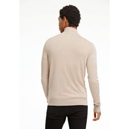 LINDBERGH Herren Cardigan "Cardigan Slim Fit", beige, Gr. L, unifarben, Obermaterial: 80% Viskose, 20% Nylon, Strickjacken