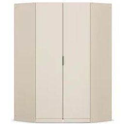 Kleiderschrank Rauch "Eckschrank Schrank Ankleidezimmer Schlafzimmer Garderobe LAGOA", beige (champagner), B:117cm H:197cm T:117cm, Holzwerkstoff, Schr&auml;nke, Kleiderschrank, voll ausgestattet viel Stauraum, optional mit Aufsatz MADE IN GERMANY
