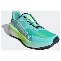 Trailrunningschuh Adidas TERREX "AGRAVIC 3", Herren, Gr. 41, wei&szlig; (flash aqua, cloud wei&szlig;, lucid lemon), Synthetik, Textil, Schuhe, Trail-Runningschuhe