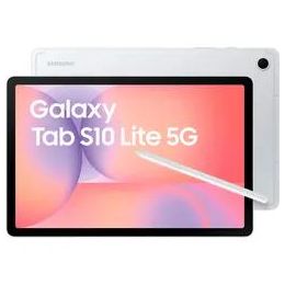Samsung Tablet "Galaxy Tab S10 Lite", Energieeffizienz: F (A-G), silber, 128 GB,mit eSIM, Tablets_EBookReader