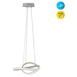 N&auml;ve N&Auml;VE LED Pendelleuchte "Odrive", wei&szlig;, 1, &Oslash; 56cm H: 130cm, 1 Stk., Leuchten, dimmbar, schleifen&auml;hnlich geschwungene Leuchtstreifen, wei&szlig;, H: 130cm, LED Pendelleuchte