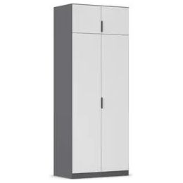 Rauch "Dreht&uuml;renschrank Schrank Garderobe Ankleide Schlafzimmer LAGOA" 3 verschiedene Ausstattungen BASIC/CLASSIC/PREMIUM (inkl. SOFT-CLOSE), moderne Kantengriffe aus Metall, optional mit Aufsatz MADE IN GERMANY