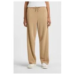 Stoffhose BOSS ORANGE "Elijah Premium Damenmode", Damen, Gr. L (40), N-Gr, rust, copper 222, Web, Obermaterial: 52% Modal, 46% Polyester, 2% Elasthan, unifarben, normal, Hosen Stoffhose, Balloon Shape, Cupro Material