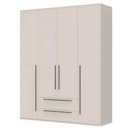 Dreht&uuml;renschrank OTTO HOME "Opera mit oder ohne Kranz inkl. LED-Bel.,B92,137,182 oder 227 cm", cashmere, B:182cm H:224cm T:56cm, FSC-zertifizierter Holzwerkstoff, MDF, Schr&auml;nke, Dreht&uuml;renschrank, UV lackiert, Soft Close Funktion, H&ouml;henverstellbare F&uuml;&szlig;e