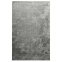 Teppich HOMIE LIVING "Pisa", grau (taupe grau), B:130cm H:25mm L:190cm, Polyester, Teppiche, Teppich, Hochflor, Microfaser, uni, weich, Shaggy, Wohnzimmer, Schlafzimmer