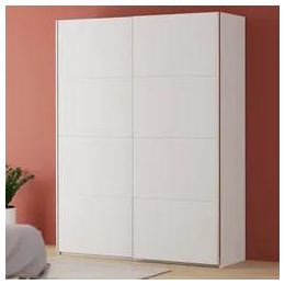 Schwebet&uuml;renschrank FORTE "Fittio, Made in Europe, 2 Schiebet&uuml;ren, modernes Design", wei&szlig;, B:180,1cm H:235cm T:61,2cm, Schr&auml;nke, Schwebet&uuml;renschrank, H&ouml;he 2,35 mtr, stehende Montage