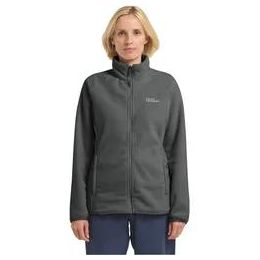 Fleecejacke Jack Wolfskin "Moonrise", Damen, Gr. XXL, gr&uuml;n (slate gr&uuml;n), Obermaterial: 100% Polyester, normal, Jacken Fleecejacke, f&uuml;r Wandern und Trekking, aus recyceltem POLARTEC 200-Material