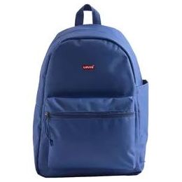 Levi's Freizeitrucksack LEVI'S "BASIC BACKPACK", Gr. B/H/T: 30cm x 41,3cm x 15,3cm, blau, Web, Kunstfaser, Rucks&auml;cke Freizeitrucksack