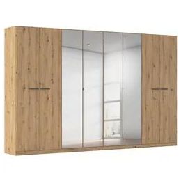 Dreht&uuml;renschrank Rauch "Kleiderschrank Schrank Garderobe TOPSELLER OTELI inkl. Inneneinteilung", eiche artisan, B:360cm H:229cm T:54cm, Holzwerkstoff, Schr&auml;nke, Dreht&uuml;renschrank, mit zus&auml;tzlichen Einlegeb&ouml;den, optional mit Spiegel MADE IN GERMANY