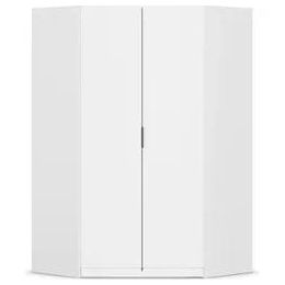 Kleiderschrank Rauch "Eckschrank Schrank Ankleidezimmer Schlafzimmer Garderobe LAGOA", alpinwei&szlig;, B:117cm H:197cm T:117cm, Holzwerkstoff, Schr&auml;nke, Kleiderschrank, voll ausgestattet viel Stauraum, optional mit Aufsatz MADE IN GERMANY
