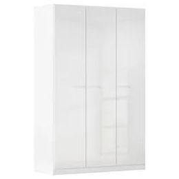 Dreht&uuml;renschrank Rauch "Kleiderschrank Schrank Garderobe TOPSELLER OTELI inkl. Inneneinteilung", wei&szlig; (alpinwei&szlig;, hochglanz wei&szlig;), B:136cm H:210cm T:54cm, Holzwerkstoff, Schr&auml;nke, Dreht&uuml;renschrank, mit zus&auml;tzlichen Einlegeb&ouml;den, optional mit Spiegel MADE IN GERMANY