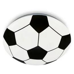 Briloner LEUCHTEN Deckenleuchte "Deckenleuchte SOCCER", schwarz-wei&szlig; (schwarz, wei&szlig;), Leuchten, Kinderlampe