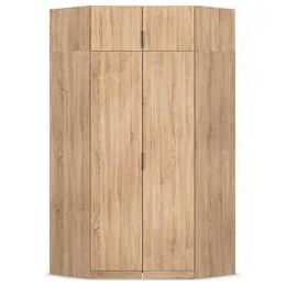 Kleiderschrank Rauch "Eckschrank Schrank Ankleidezimmer Schlafzimmer Garderobe LAGOA", eiche sonoma, B:117cm H:235cm T:117cm, Holzwerkstoff, Schr&auml;nke, Kleiderschrank, voll ausgestattet viel Stauraum, optional mit Aufsatz MADE IN GERMANY
