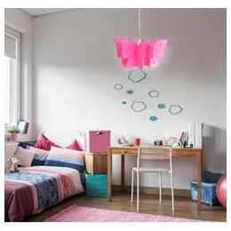 N&auml;ve N&Auml;VE Pendelleuchte "Kizi", pink, 1, &Oslash; 46cm H: 100cm, 1 Stk., Leuchten, H&auml;ngeleuchte, pink, Pendelleuchte