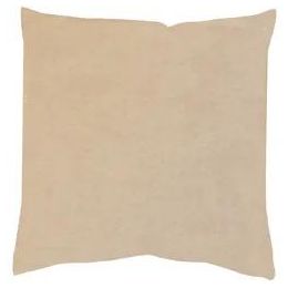 Dekokissen Home Wohnideen "ELMER 1ER PACK MIT F&Uuml;LLUNG" Gr. 1, beige (natur, unifarben), B:40cm L:40cm, Polyester, Dekokissen_Sitzkissen_Kissenh&uuml;llen