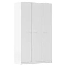 Dreht&uuml;renschrank Rauch "Kleiderschrank Schrank Garderobe TOPSELLER OTELI inkl. Inneneinteilung", wei&szlig; (alpinwei&szlig;), B:136cm H:229cm T:54cm, Holzwerkstoff, Schr&auml;nke, Dreht&uuml;renschrank, mit zus&auml;tzlichen Einlegeb&ouml;den, optional mit Spiegel MADE IN GERMANY
