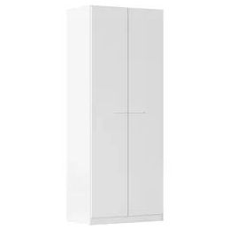 Dreht&uuml;renschrank Rauch "Kleiderschrank Schrank Garderobe TOPSELLER OTELI inkl. Inneneinteilung", wei&szlig; (alpinwei&szlig;), B:91cm H:229cm T:54cm, Holzwerkstoff, Schr&auml;nke, Dreht&uuml;renschrank, mit zus&auml;tzlichen Einlegeb&ouml;den, optional mit Spiegel MADE IN GERMANY