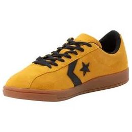 Sneaker Converse "CLASSIC TRAINER SUEDE", Damen, Gr. 40, gelb (gelb, schwarz, gum), Leder, Schuhe Sneaker