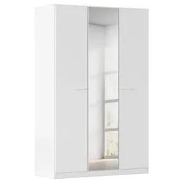Dreht&uuml;renschrank Rauch "Kleiderschrank Schrank Garderobe TOPSELLER OTELI inkl. Inneneinteilung", alpinwei&szlig;, B:136cm H:210cm T:54cm, Holzwerkstoff, Schr&auml;nke, Dreht&uuml;renschrank, mit zus&auml;tzlichen Einlegeb&ouml;den, optional mit Spiegel MADE IN GERMANY