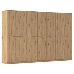 Dreht&uuml;renschrank Rauch "Kleiderschrank Schrank Garderobe TOPSELLER OTELI inkl. Inneneinteilung", eiche artisan, B:315cm H:210cm T:54cm, Holzwerkstoff, Schr&auml;nke, Dreht&uuml;renschrank, mit zus&auml;tzlichen Einlegeb&ouml;den, optional mit Spiegel MADE IN GERMANY