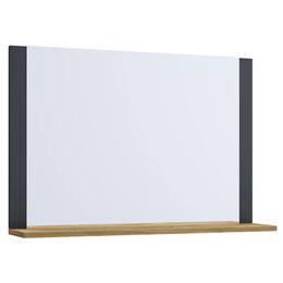 Badspiegel Vcmanthrazit, honig, eiche, Spiegel, "Badspiegel Wandspiegel Bad Spiegel Lendas 55x80 cm"
