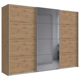 Schwebet&uuml;renschrank wimex "Ernie Kleiderschrank mit Spiegel, Made in Germany TOPSELLER", artisaneiche, B:270cm H:210cm T:65cm, Schr&auml;nke, Schwebet&uuml;renschrank, Schlafzimmerschrank in verschiedenen Breiten