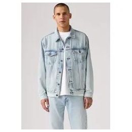Levi's Jeansjacke LEVI'S "NEW RELAXED FIT TRUCK", Herren, Gr. S, brightside trk, Denim/Jeans, Obermaterial: 100% Baumwolle, relaxed fit, 1-Knopf-Manschette, Jacken Jeansjacke