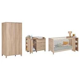 Babyzimmer-Komplettset GAMI "SET N3 CALYPSO", eiche bocage nachbildung, Eiche Bocage Nachbildung + ohne Matratze, B/H: 70cm x 140cm, Eiche Bocage Nachbildung, Schlafzimmerm&ouml;bel-Sets, Viel Stauraum f&uuml;r eine optimale Organisation.