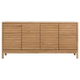 Sideboard Andas "Tanner 4-t&uuml;riges Sideboard aus Eschenholz", natur, B:163cm H:79cm T:46cm, Massivholz, Sideboards, Sideboard