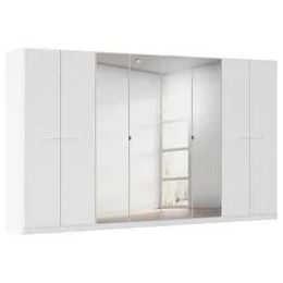 Dreht&uuml;renschrank Rauch "Kleiderschrank Schrank Garderobe TOPSELLER OTELI inkl. Inneneinteilung", wei&szlig; (alpinwei&szlig;), B:360cm H:229cm T:54cm, Holzwerkstoff, Schr&auml;nke, Dreht&uuml;renschrank, mit zus&auml;tzlichen Einlegeb&ouml;den, optional mit Spiegel MADE IN GERMANY