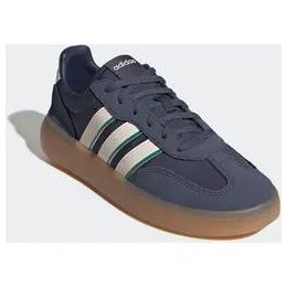 Sneaker Adidas SPORTSWEAR "BARREDA DECODE", Damen, Gr. 38,5, gr&uuml;n (shadow navy, wonder quartz, semi court gr&uuml;n), Leder, Textil, Schuhe Sneaker, inspiriert vom Design des Adidas handball spezial