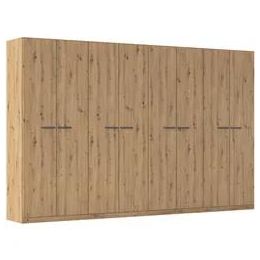 Dreht&uuml;renschrank Rauch "Kleiderschrank Schrank Garderobe TOPSELLER OTELI inkl. Inneneinteilung", eiche artisan, B:360cm H:229cm T:54cm, Holzwerkstoff, Schr&auml;nke, Dreht&uuml;renschrank, mit zus&auml;tzlichen Einlegeb&ouml;den, optional mit Spiegel MADE IN GERMANY