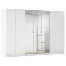 Dreht&uuml;renschrank Rauch "Kleiderschrank Schrank Garderobe TOPSELLER OTELI inkl. Inneneinteilung", alpinwei&szlig;, hochglanz wei&szlig;, B:315cm H:210cm T:54cm, Holzwerkstoff, Schr&auml;nke, Dreht&uuml;renschrank, mit zus&auml;tzlichen Einlegeb&ouml;den, optional mit Spiegel MADE IN GERMANY