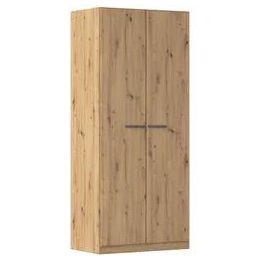 Dreht&uuml;renschrank Rauch "Kleiderschrank Schrank Garderobe TOPSELLER OTELI inkl. Inneneinteilung", eiche artisan, B:91cm H:210cm T:54cm, Holzwerkstoff, Schr&auml;nke, Dreht&uuml;renschrank, mit zus&auml;tzlichen Einlegeb&ouml;den, optional mit Spiegel MADE IN GERMANY