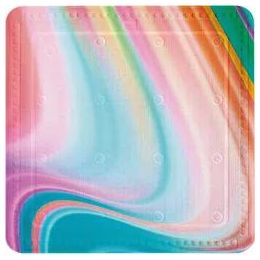 Duscheinlage Kleine Wolke "Vibes", bunt (multicolor), B:55cm H:0,3cm L:55cm, PVC Schaum, Wanneneinlagen, Duscheinlage