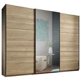 Schwebet&uuml;renschrank Schlafkontor "Bravo Kleiderschrank, Schiebet&uuml;renschrank", mauvella oak, B:270cm H:210cm T:60cm, Holzwerkstoff, Schr&auml;nke, Schwebet&uuml;renschrank, mit Spiegelt&uuml;r, wahlweise mit Zubeh&ouml;r