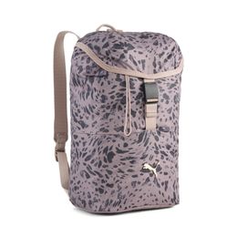 Puma Freizeitrucksack "POP 12,5 l Kleiner Rucksack Damen", B/H/T: 21cm x 37cm x 15cm, onesizesandstone animal aop beige, Rucks&auml;cke