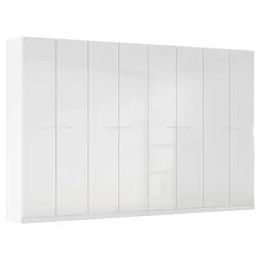 Dreht&uuml;renschrank Rauch "Kleiderschrank Schrank Garderobe TOPSELLER OTELI inkl. Inneneinteilung", alpinwei&szlig;, hochglanz wei&szlig;, B:360cm H:229cm T:54cm, Holzwerkstoff, Schr&auml;nke, Dreht&uuml;renschrank, mit zus&auml;tzlichen Einlegeb&ouml;den, optional mit Spiegel MADE IN GERMANY